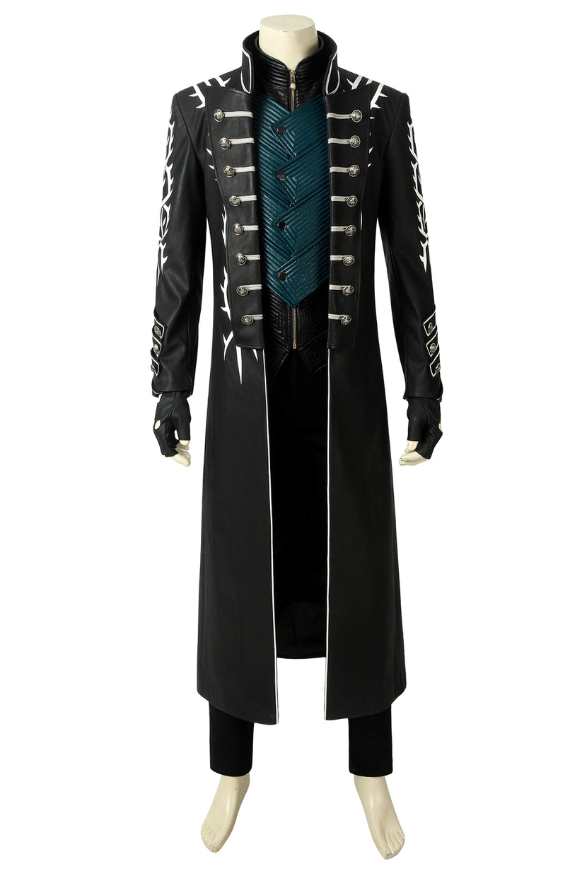 Devil May Cry Vergil Cosplay Costume | Gaming Outfit – Ace Cosplay