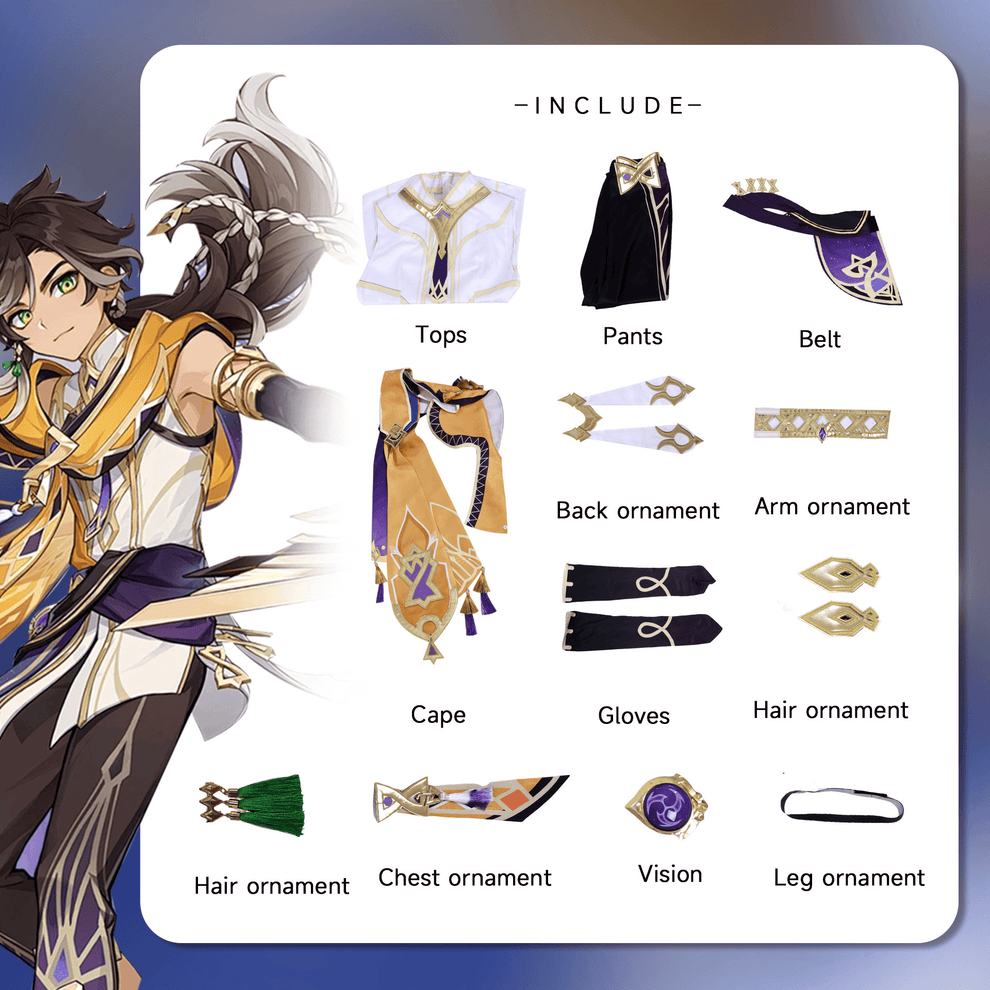 Genshin Impact Sethos Cosplay Costume | Gaming Outfit – Ace Cosplay
