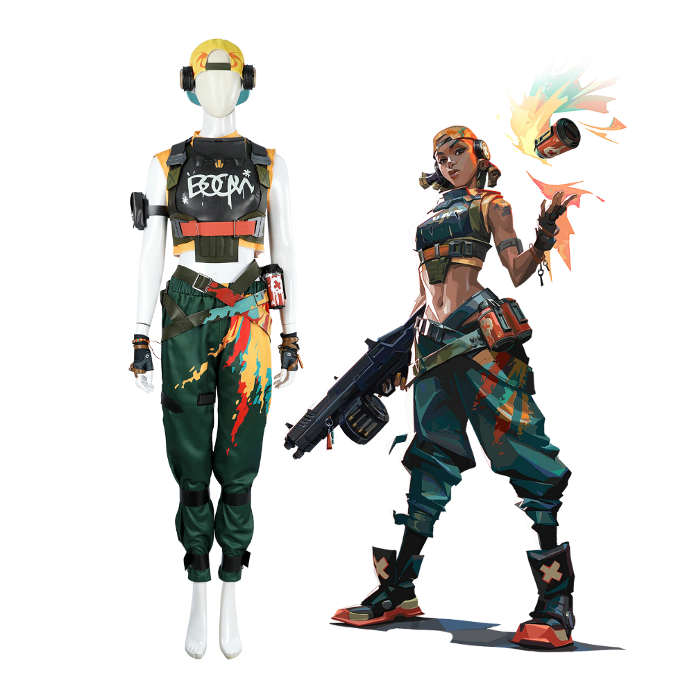Valorant Agent Raze Cosplay Costume | Gaming Outfit – Ace Cosplay