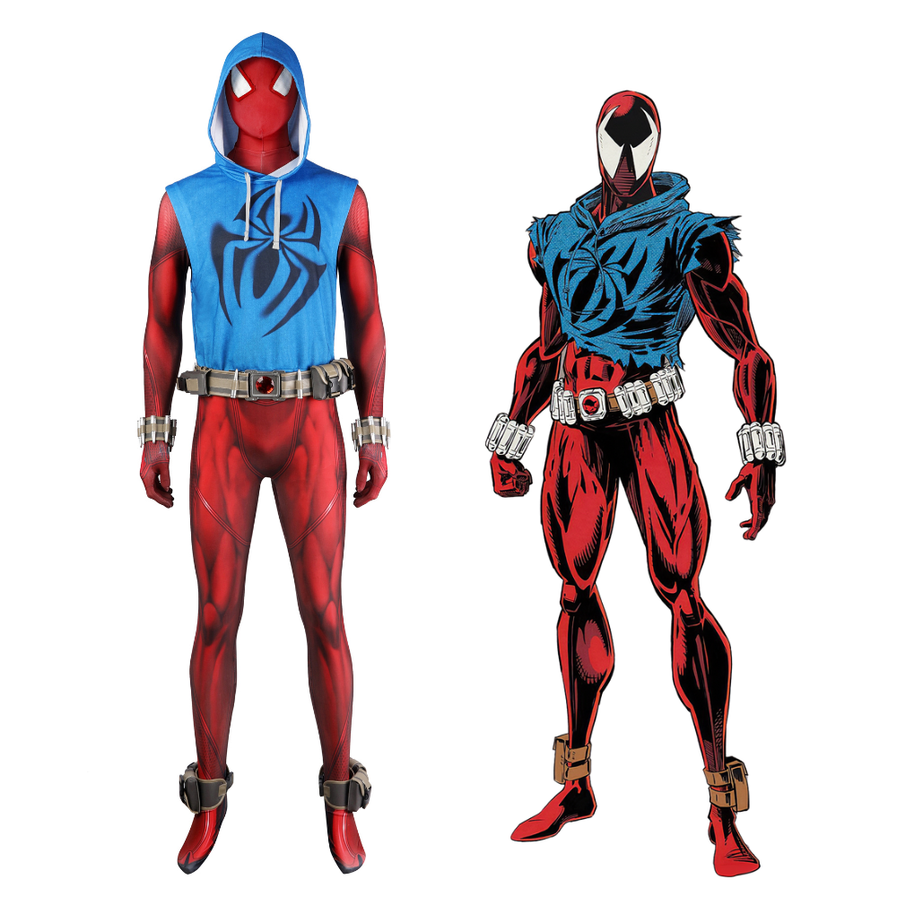Spider-Man Scarlet Spider Cosplay Costume | Marvel Outfit – Ace Cosplay