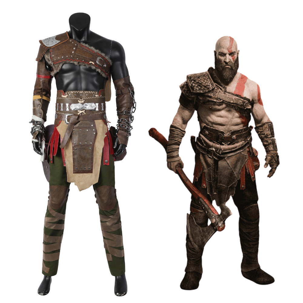 God Of War Kratos Cosplay Costume Gaming Outfit Ace Cosplay