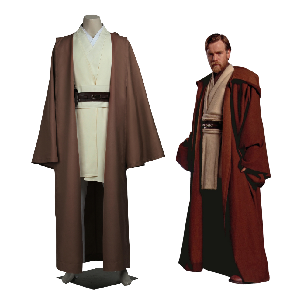 Star Wars Prequels Obi-Wan Kenobi Cosplay Costume | TV Outfit – Ace Cosplay