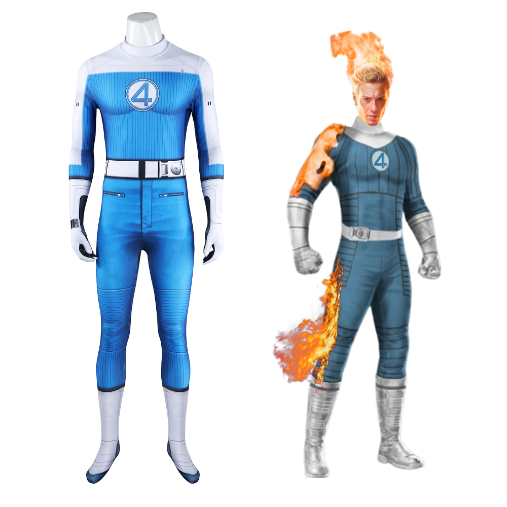 Fantastic Four Human Torch Cosplay Costume | Marvel Outfit – Ace Cosplay