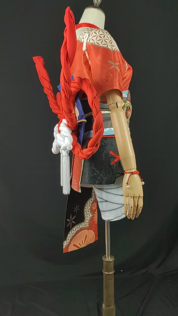 Genshin Impact Yoimiya Cosplay Costume | Gaming Outfit – Ace Cosplay