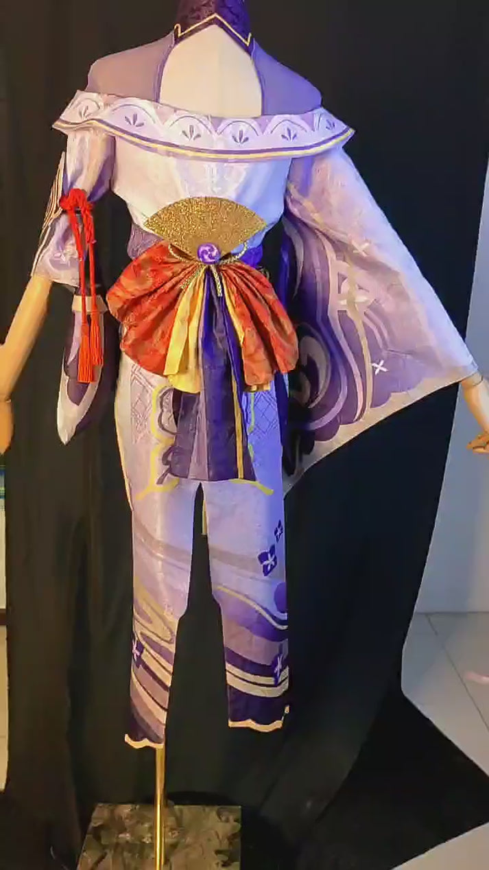 Genshin Impact Raiden Shogun Cosplay Costume | Gaming Outfit – Ace Cosplay