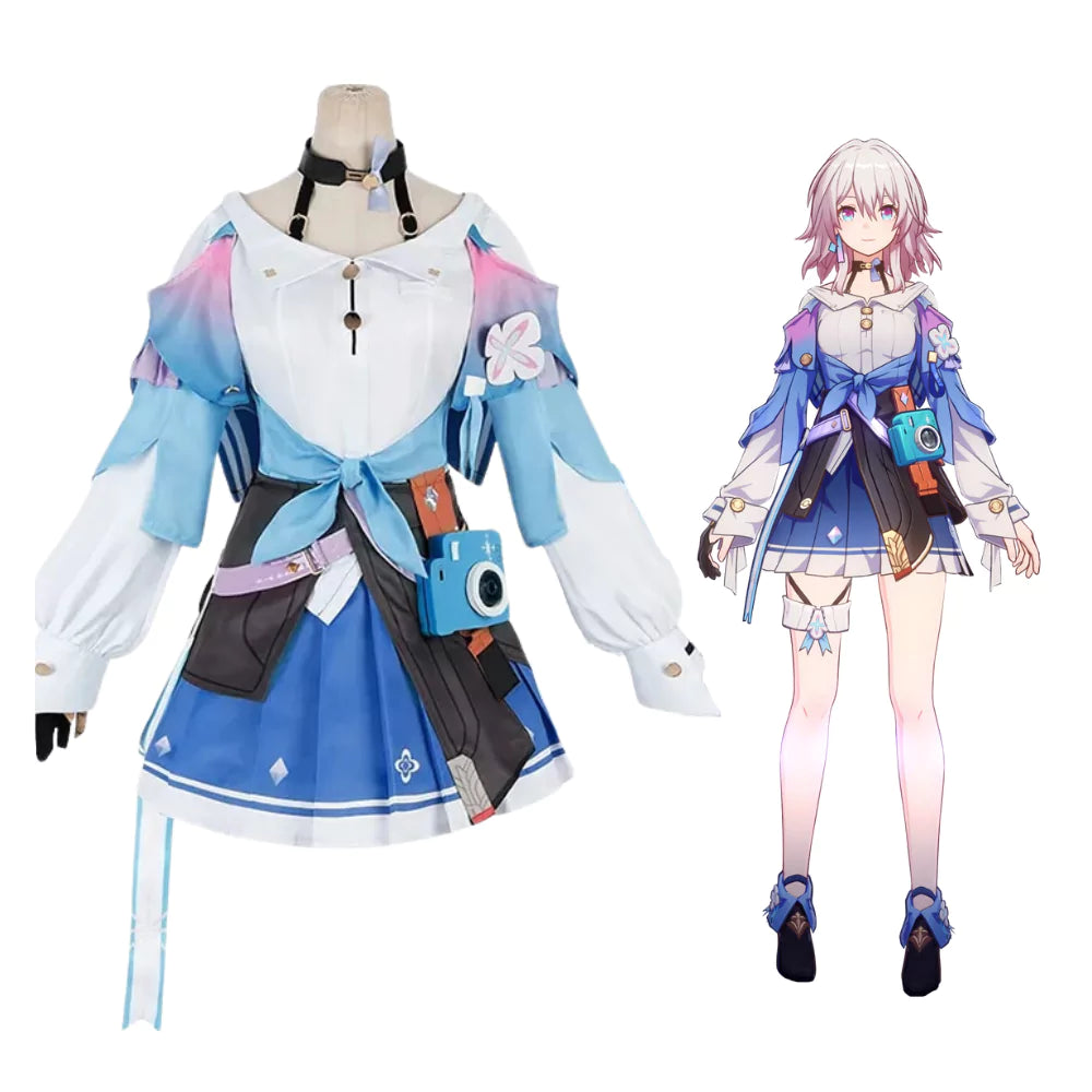 Honkai Star Rail March 7th Cosplay Costume | Gaming Outfit – Ace Cosplay